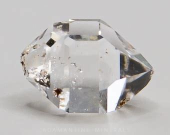 Gemmy Herkimer Diamond From Ace Of Diamonds Mine Middleville New York Water Clear Dually