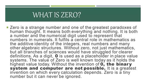 History Of Zero Pptx
