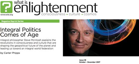Integral Politics Comes Of Age Steve Mcintosh Official Website