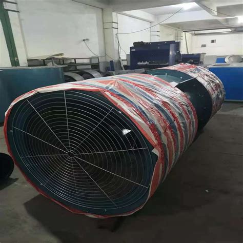 上鼓低噪音耐高温隧道通风机SDS 11 2 30KW进风风口配1D消声器 谷瀑环保