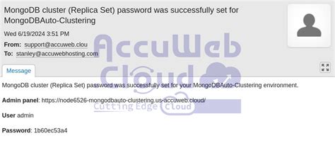 Mongodb Auto Clustering In Accuwebcloud