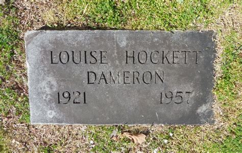 Anne Louise Hockett Dameron 1921 1957 Homenaje De Find A Grave