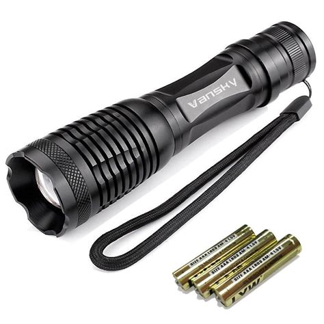 Tactical Flashlight Vansky 700 Lumen Cree Xml T6 Led Flashlight