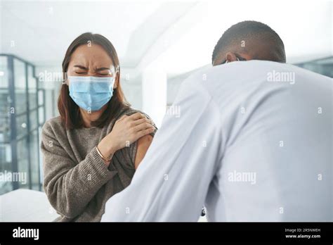 I Hate Needles An Unrecognizable Doctor Giving A Patient An Injection