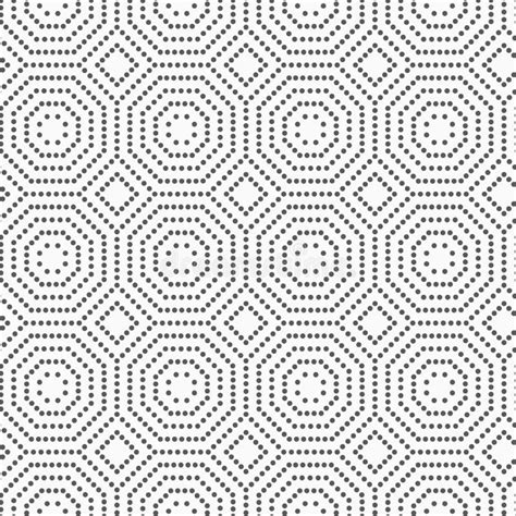 Dotted Octagons And Squares Stock Vector Illustration Of Tillable Mosaic 57289688