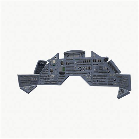 3d model apollo 12 command module control panel turbosquid 2118495