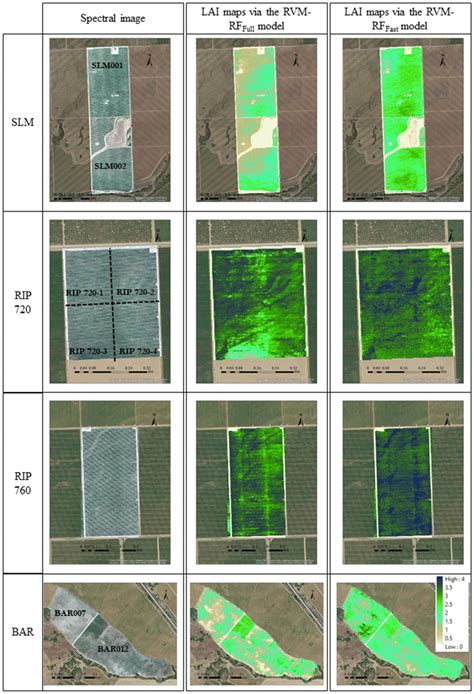 empirical comparison between different approach based lai estimation
