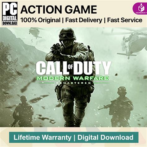 Pc Call Of Duty Modern Warfare 4 Remastered Digital Download