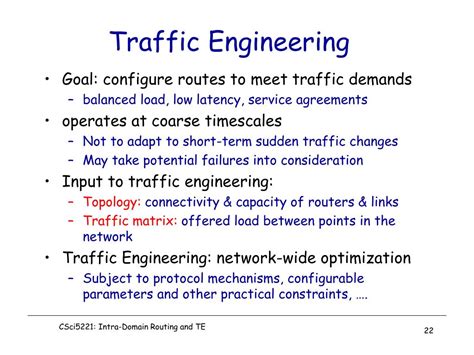 Ppt Intra Domain Routing And Traffic Engineering Powerpoint