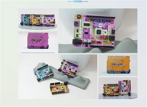 Color Easyduino Placa De Desenvolvimento Arduino Toni Eletrônica