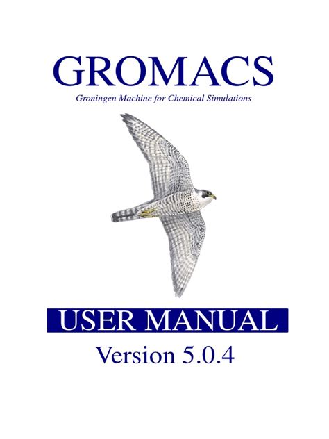 Gromacs User Manual For Molecular Modelling Pdf Computational