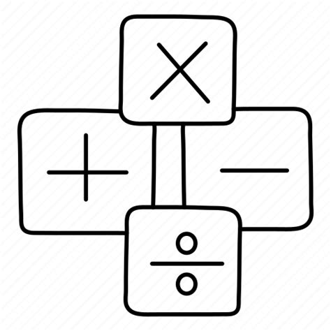 Math Signs Plus Minus Multiply Divide Icon Download On Iconfinder