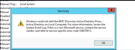 Discovery After Upgrading Windows Proxy To 233 Service Fails With