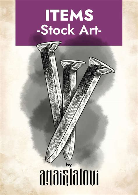 Spikes Stock Art Anaislalovi Items Drivethrurpg