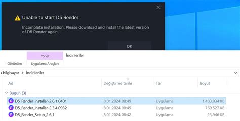 Installation Problem Get Help D5 Render Forum