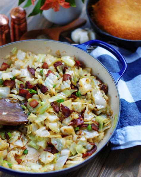 Skillet Fried Cabbage And Bacon Southern Discourse