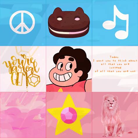 An Aesthetic Moodboard For Steven Universe Using Made By Kin For Kin