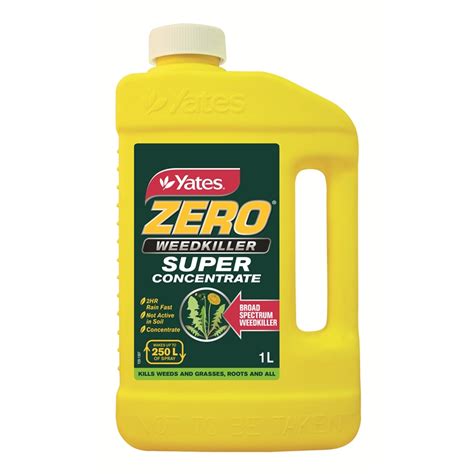 Yates Zero Weedkiller Spray Super Concentrate 1l Bunnings Warehouse