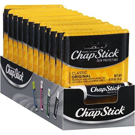 Chapstick Classic Original Flavor Skin Protectant Flavored Lip Balm