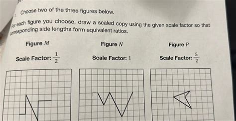 Answered Choose Two Of The Three Figures Below For Each Figure You
