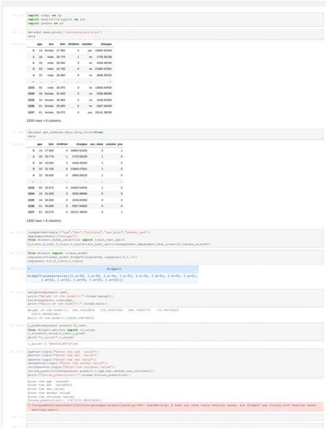 Machinelearning Datascience Healthinsurance Healthcare Dataanalysis Gokul Krishnan R
