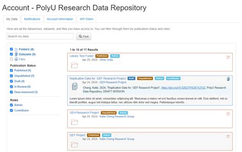 2 Create And Manage A Folder The Polyu Research Data Repository Guides And Tutorials At The