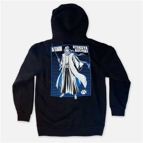 Bleach Byakuya Kuchiki Framed Hoodie Crunchyroll Exclusive