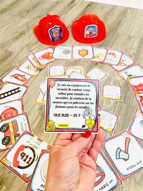 Les Pompiers ~ Jeu De Devinettes En Images