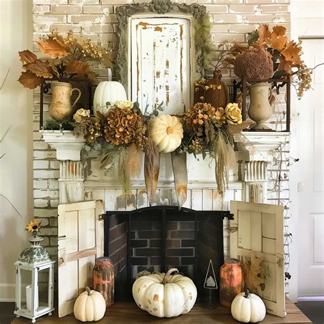 50 Mantle Fall Decorating Ideas That Bring Harvest Charm Home