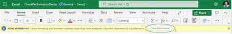 Microsoft 365 Insider ระบวา Excel จะมฟเจอรใหมทชอวา Check Performance Blog Mail