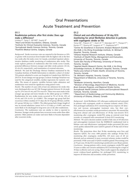 Pdf Clinical And Cost Effectiveness Of 30 Day Ecg Monitoring For Atrial Fibrillation Detection