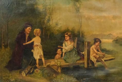 Bid Now Phoebe Pickering Swimming In The River November 2 0121 1200 Pm Est