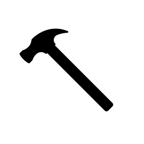 Hammer Vector Isolated On White Background 13932652 Vector Art At Vecteezy