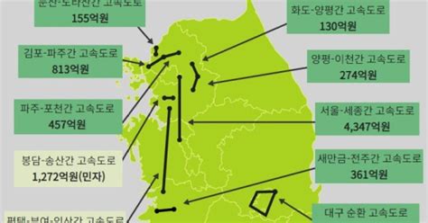 올해 도로·철도 건설 토지보상비 1조2750억원 풀린다
