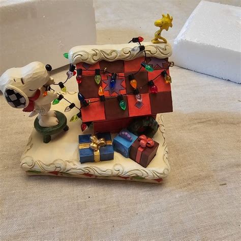 Enesco Accents Peanuts By Jim Shore Snoopy Woodstock Decorating The