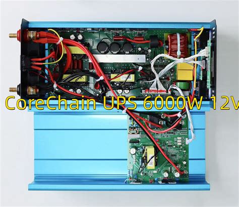 Ups Inverter With Charger 3000w 4000w 6000w Dc 12v 24v To Ac 220v 230v Converter Pure Sine Wave