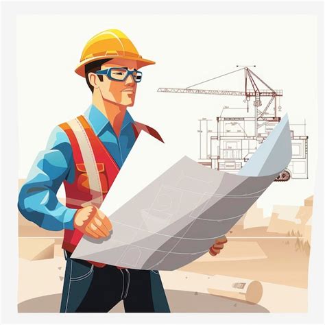 Premium Photo Engineering And Construction Illustration