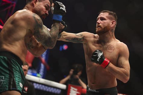 【pfl】ライト級パトリッキー・ピットブルがコラードにtko負け！ プリムスがrnc、デュフォートがギロチンで5p、エスピノーザがヒザ葬4p