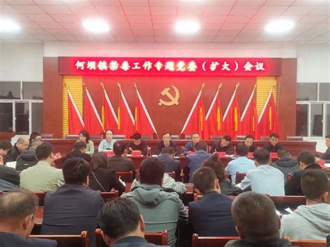 三抓三促”行动进行时】何坝镇召开禁毒工作专题党委（扩大）会议部署毒品宣传单