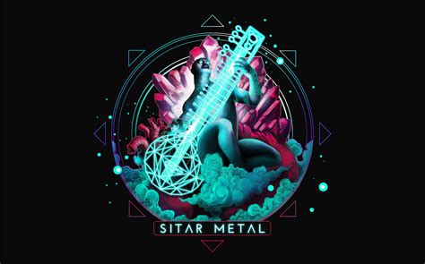 Rishabh Seen Sitar Metal Project On Behance