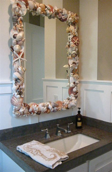 Shell Bathroom Mirror Rispa