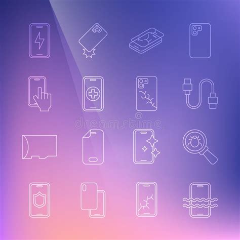 Set Line Waterproof Phone System Bug Usb Cable Cord Mobile With