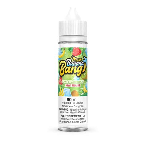 Kiwi Strawberry Ice Banana Bang Ice E Liquid 60ml Vapeloft