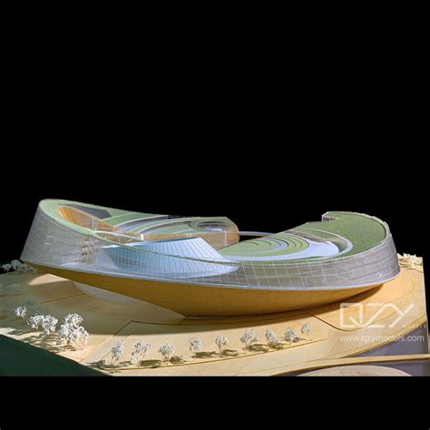 Nbbj 1 400 텐센트 컨퍼런스 센터 모델