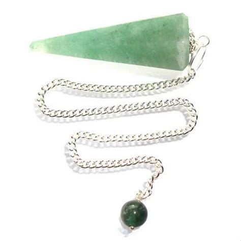 Green Aventurine Dowsing Cone Pendulum At Rs 70 Piece क्रिस्टल