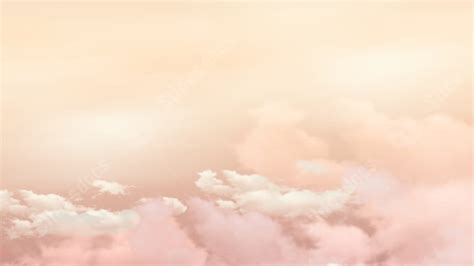 เมฆเหลืองน่ารักยามพลบค่ำธรรมชาติสีเหลืองอ่อน ดาวน์โหลดพื้นหลัง