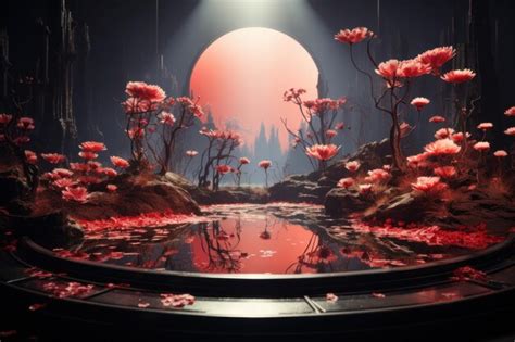 Premium Ai Image Pink Interior