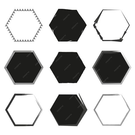 Premium Vector Collection Of Hexagonal Shapes Perfect For Modern