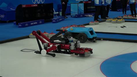 Watch Bizarre Scenes As Robots Play Curling At Beijing Winter Olympics And They Are Not