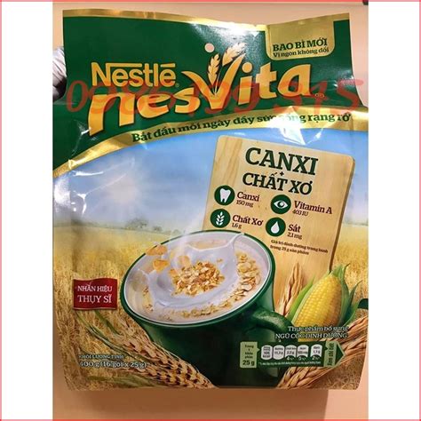 TÚI Ngũ cốc dinh dưỡng Nesvita 350G 14GÓI x 25G Shopee Việt Nam